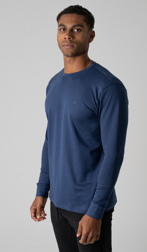 Camiseta Gola Careca Lisa Silk Emborrachado