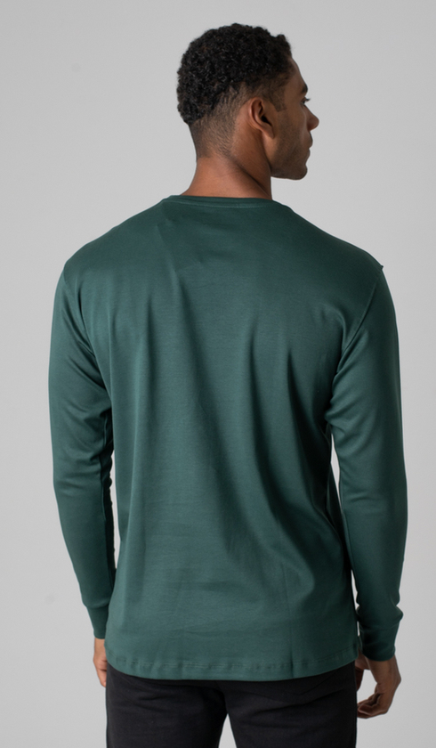 Camiseta Gola Careca Lisa Silk Emborrachado